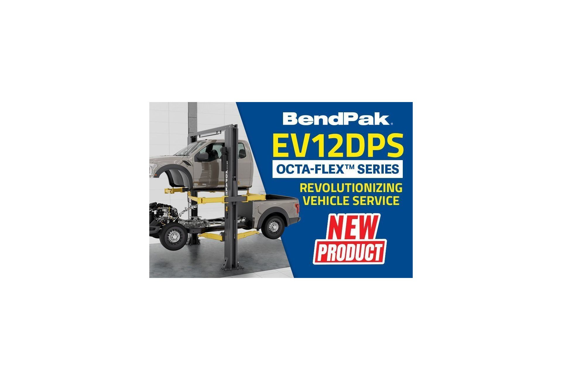 Introducing the BendPak Octa-Flex Series of Two-Post Lifts