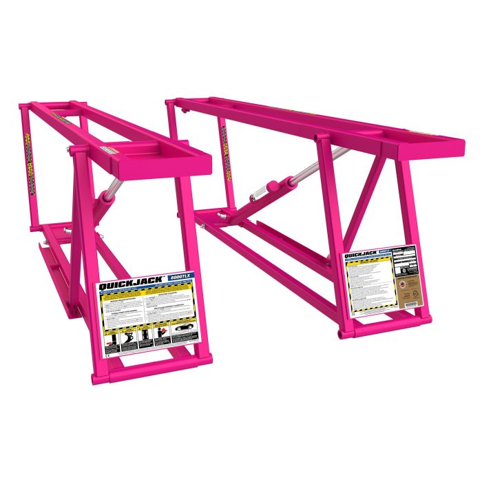 Limited-Edition Pink 6000TLX Extended-Length Portable Car Lift - Lift ...