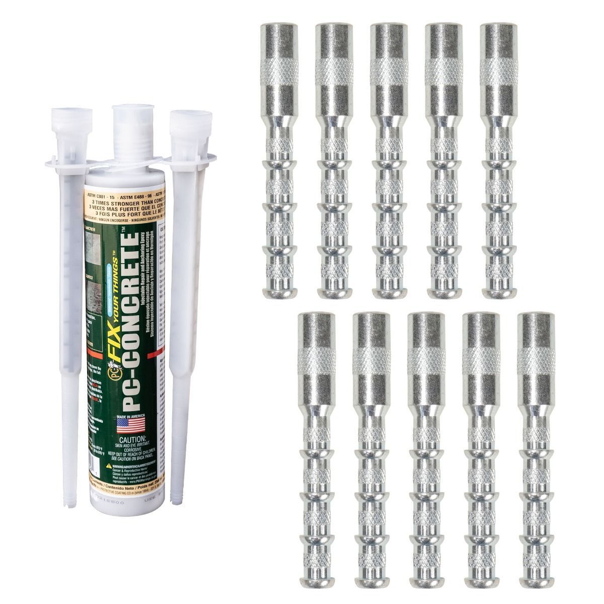 Cinder Block Epoxy Anchors
