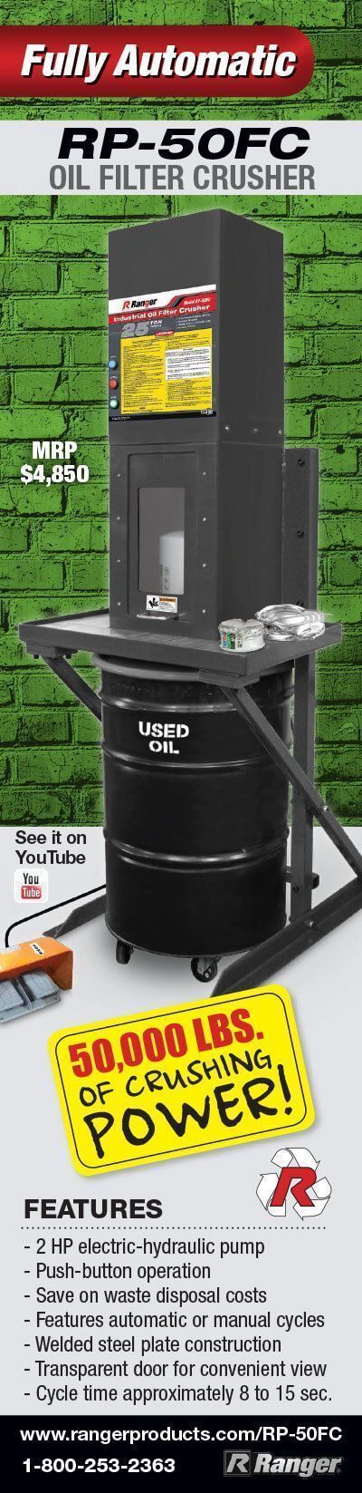 Changes to Oil Filter Disposal Laws - Dispose Used Oil Filters - Ranger