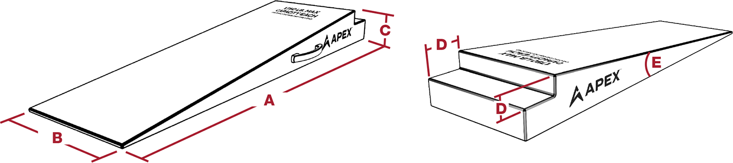 72" Lightweight Foam Trailer Ramp Kit - 5174163 - APEX Trailer Ramps