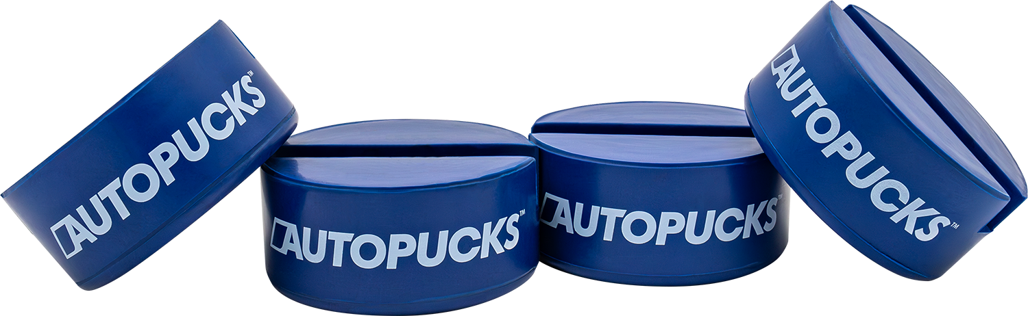 AutoPucks Slotted Universal Car Jack Pucks - Set of 4 - 5216328